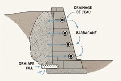 Barbacane mur : comprendre, optimiser et poser facilement